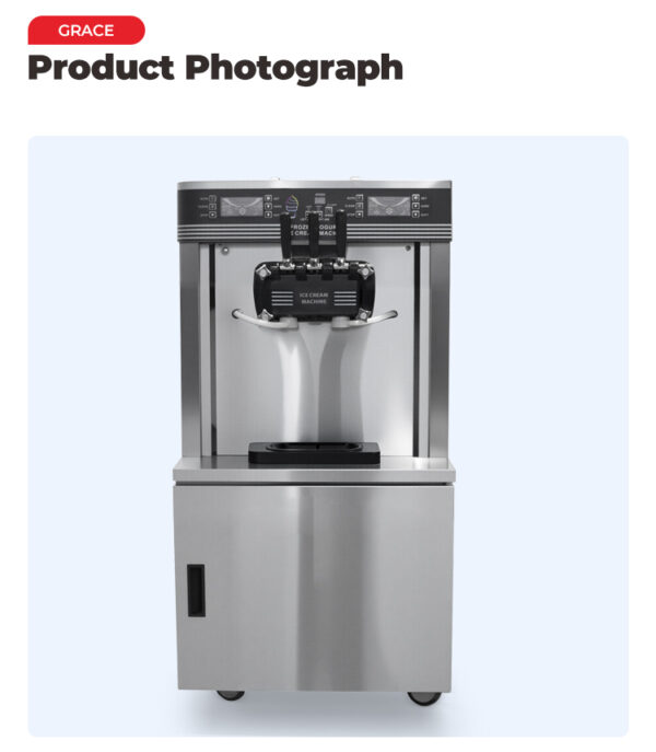 Grace L68D Floor-Model Sundae Ice Cream Machine - Grace